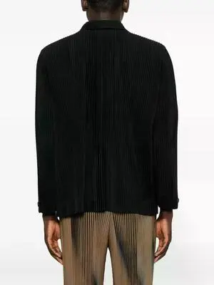 Issey Miyake Pleated Notch-lapel Blazer