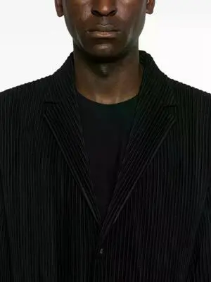 Issey Miyake Pleated Notch-lapel Blazer
