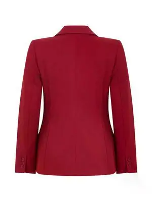 Alberta Ferretti Single-breasted Blazer - Red
