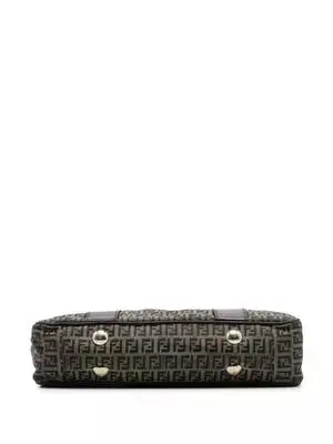 Fendi 2000-2010 Zucchino Canvas Shoulder Bag