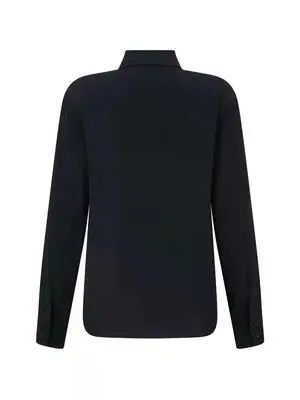 Alberta Ferretti Button-up Long-sleeved Shirt - Black