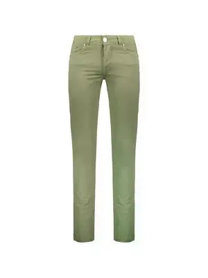 MOORER Straight-cut Trousers - Green