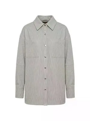 MOORER Textured Finish Button-fastening Shirt