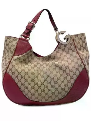 Gucci Gucci GG Canvas Charlotte Tote Bag Neutrals