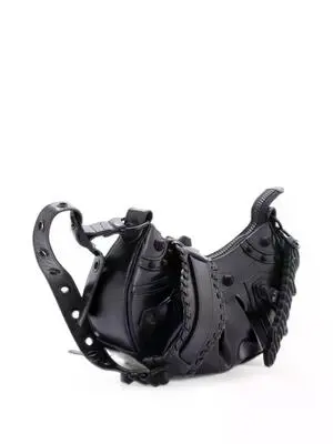 Balenciaga Le Cagole Giant Studs Leather Shoulder Bag