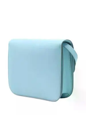 Celine Medium Calfskin Classic Box Crossbody Bag - Blue