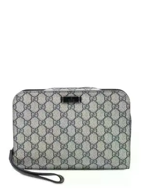 Gucci 2016-2026 Gg Supreme Clutch Bag - Neutrals
