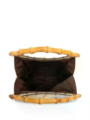 Gucci 2000-2015 Studded Calfskin Bamboo Hobo Bag