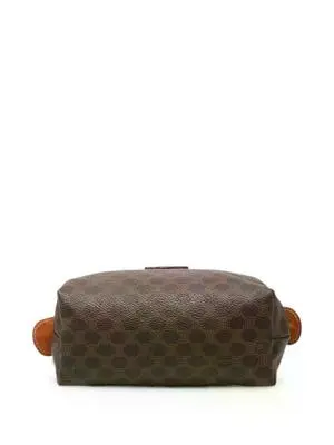 Celine 20th Century Macadam Coated Canvas Pouch