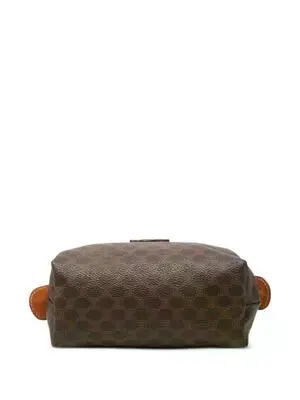 Celine 20th Century Macadam Coated Canvas Pouch