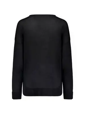 MOORER Renee V-neck Long-sleeve Sweater