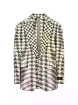 TOMBOLINI Houndstooth-pattern Blazer - Neutrals
