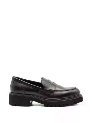 GUGLIELMO ROTTA Lug-sole Platform Loafers - Black