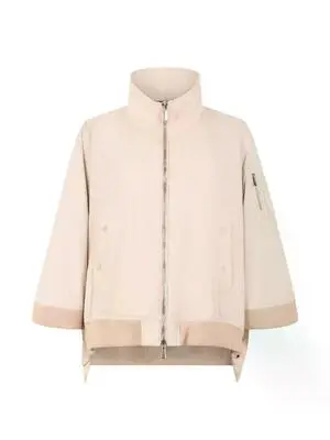 MOORER Zip-up High-neck Jacket