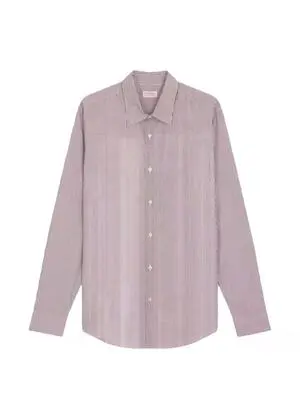FURSAC Striped Long-sleeve Shirt - Red