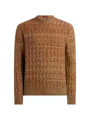 Etro Cable-knit Cashmere Sweater - Brown