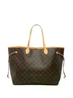 LOUIS VUITTON Monogram Neverfull Gm Tote Bag - Brown