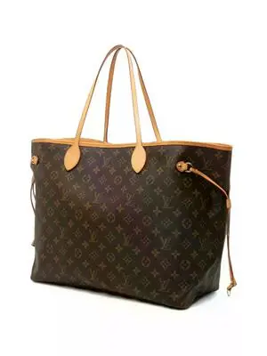 LOUIS VUITTON Monogram Neverfull Gm Tote Bag - Brown