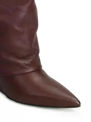 THE SELLER Pointed-toe Wedge Boots