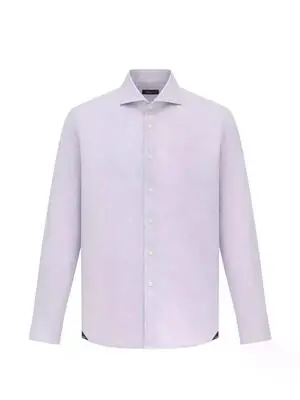 TOMBOLINI Long-sleeve Spread-collar Shirt - Purple