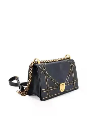 Dior Diorama Flap Bag Studded Leather Small Shoulder Bag