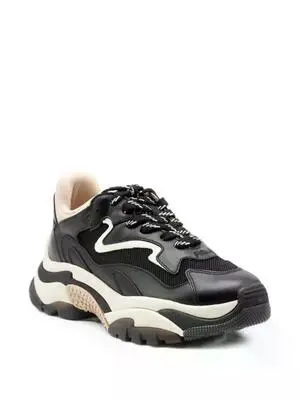 Ash Addict 03 Panelled Sneakers - Black