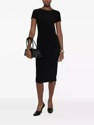 Emporio Armani Short Sleeve Fitted Dress