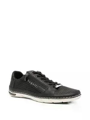 BUGATTI Perforated Side-zip Sneakers