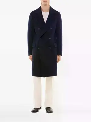 FURSAC Herringbone Double-breasted Coat
