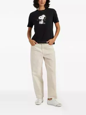 Chinti & Parker Snoopy Embroidered T-shirt
