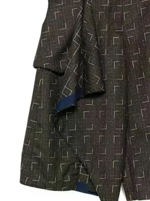 KIKO KOSTADINOV Geometric Print Draped Trousers