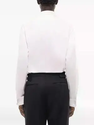 FURSAC Honeycomb-textured Bib-panel Slim-fit Shirt