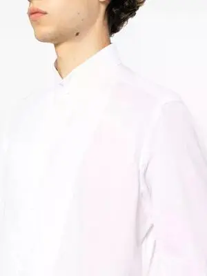 TOM FORD Bib-front Band-collar Shirt - White