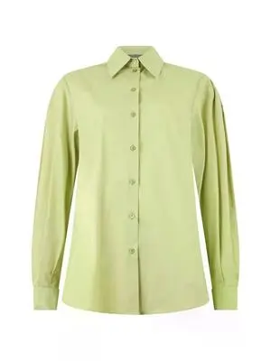 Alberta Ferretti Button-up Long-sleeved Shirt - Green