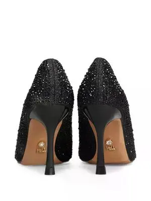 TWENTY FOURHAITCH Teylor Crystal-embellished Pointed-toe Pumps