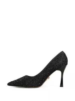 TWENTY FOURHAITCH Teylor Crystal-embellished Pointed-toe Pumps