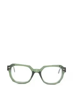 AHLEM Bellechasse Geometric-frame Eyeglasses - Green