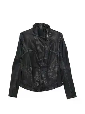 ISAAC SELLAM EXPERIENCE High-neck Leather Jacket