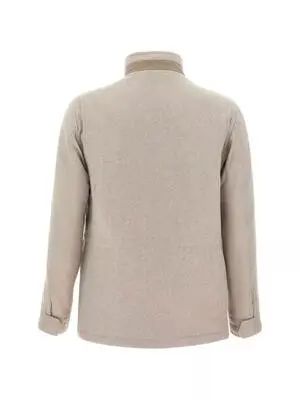 BARBA NAPOLI Fur-collar Four-pocket Jacket