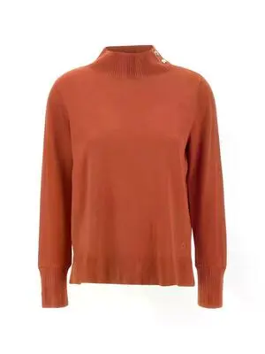 ELENA MIRÒ Button-detail Fine Knit Top