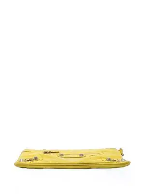 Balenciaga 2013 Lambskin Motocross Giant 12 Clutch Bag - Yellow