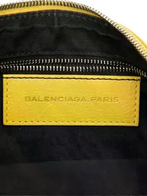 Balenciaga 2013 Lambskin Motocross Giant 12 Clutch Bag - Yellow