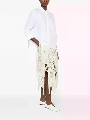 Simone Rocha Embellished Collar Shirt - White
