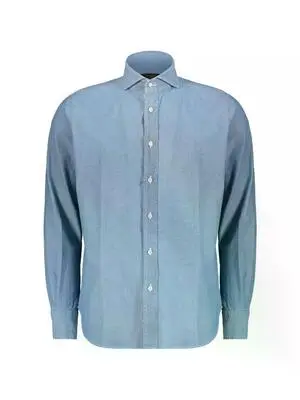 MOORER Button-up Denim Shirt