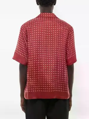 FURSAC Geometric-pattern Short-sleeve Shirt
