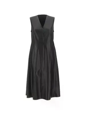 ELENA MIRÒ Sleeveless V-neck Midi Dress