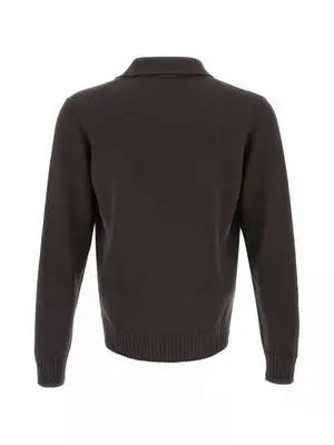 FILIPPO DE LAURENTIIS Skipper Merino Wool Polo Collar T-shirt