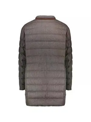 MOORER Quilted High-neck Coat