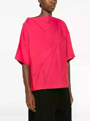 Issey Miyake Origami-pleated Boxy-fit Blouse