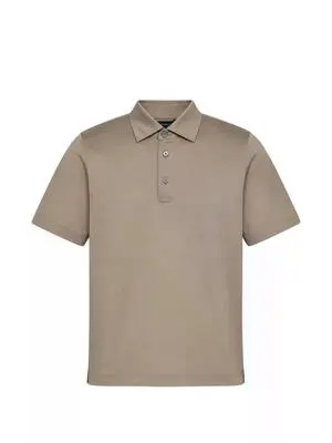 TOMBOLINI Short-sleeve Polo Shirt - Neutrals